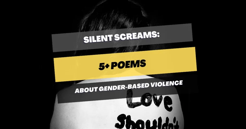 5+ Poems About Gender-based Violence – Pick Me Up Poetry