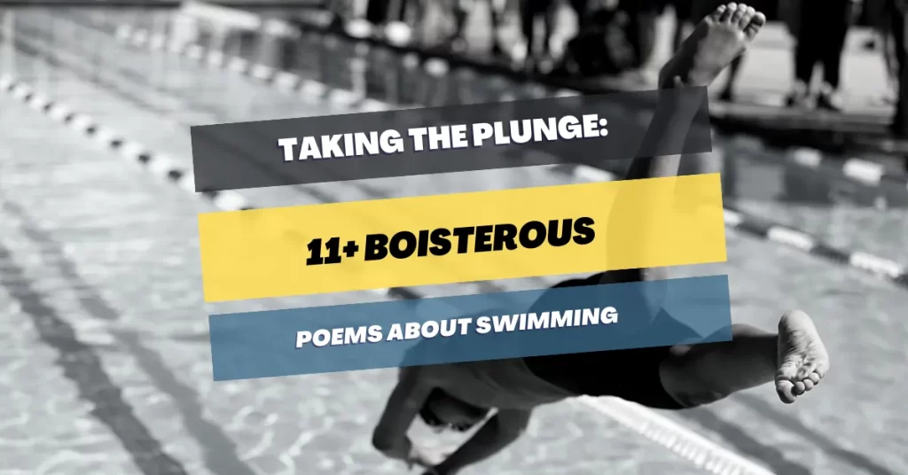 11+ Boisterous Poems About Swimming – Pick Me Up Poetry