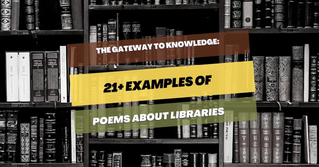 21+ Examples Of Poems About Libraries – Pick Me Up Poetry