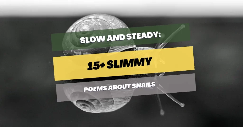 15+ Slimmy Poems About Snails – Pick Me Up Poetry